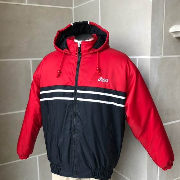 Asics | Jackets & Coats | Asics Performance Nylon Puffer Windbreaker ...